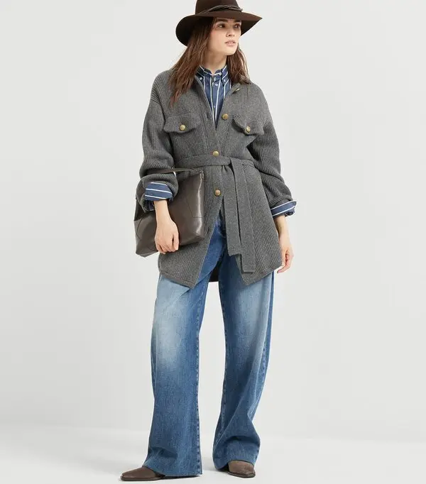 Brunello Cucinelli Virgin Wool-cashmere-silk Cardigan