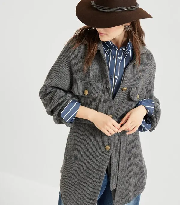 Brunello Cucinelli Virgin Wool-cashmere-silk Cardigan