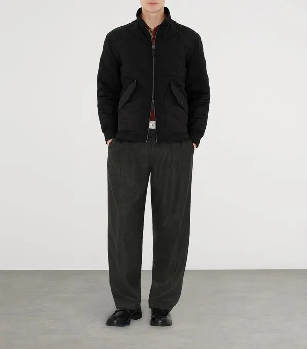 Burberry Quilted Harrington Jacket