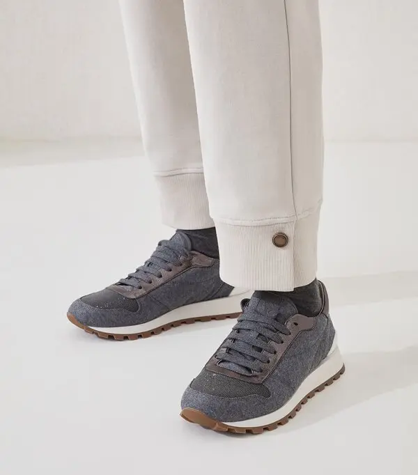 Brunello Cucinelli Virgin Wool Sneakers