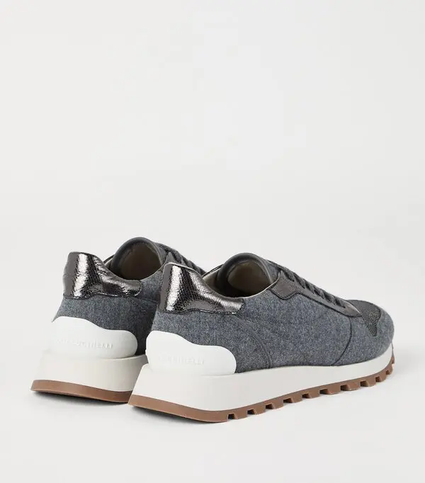 Brunello Cucinelli Virgin Wool Sneakers