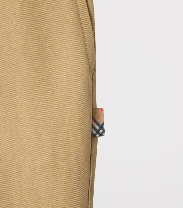Burberry Cotton Tailored Trousers - Beige