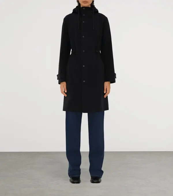 Burberry Nylon-cotton Parka Jacket - Black