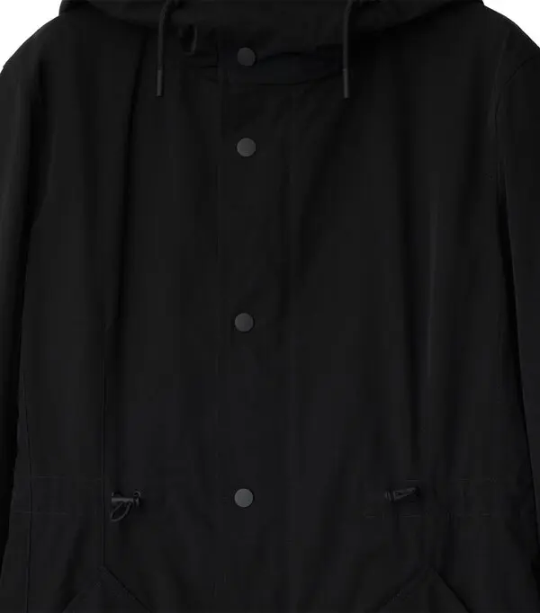 Burberry Nylon-cotton Parka Jacket - Black