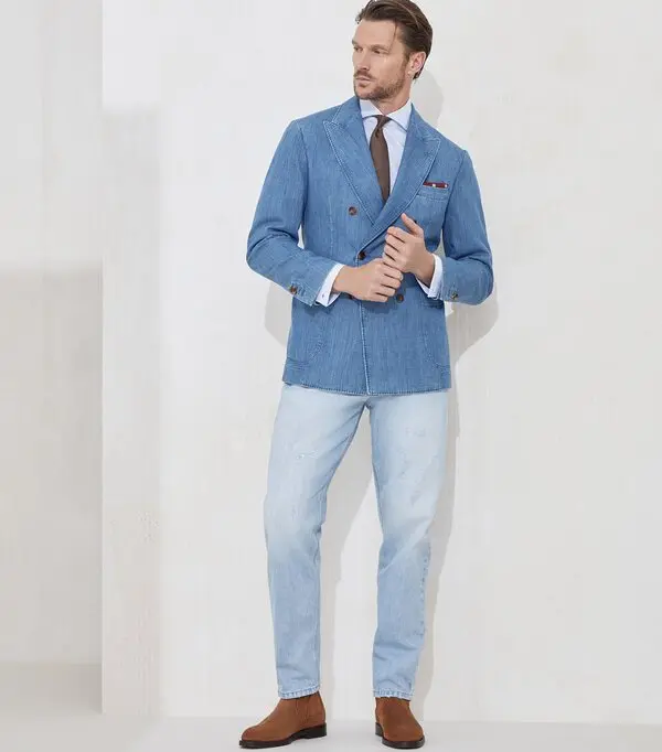 Brunello Cucinelli Iconic Straight-fit Jeans - Blue
