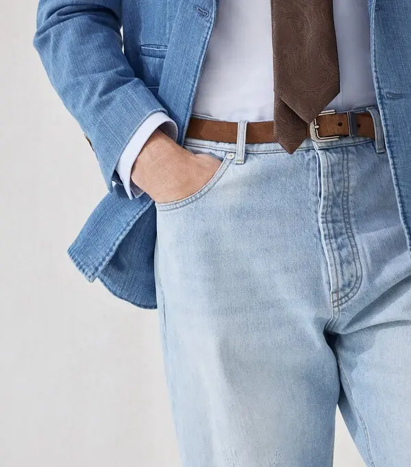 Brunello Cucinelli Iconic Straight-fit Jeans - Blue