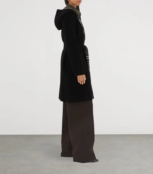 Burberry Wool Car Coat - Black