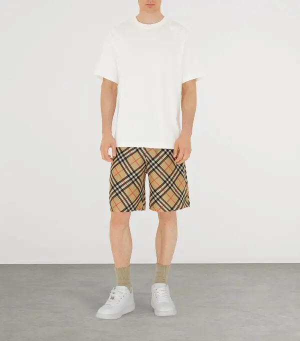 Burberry Silk Check Shorts