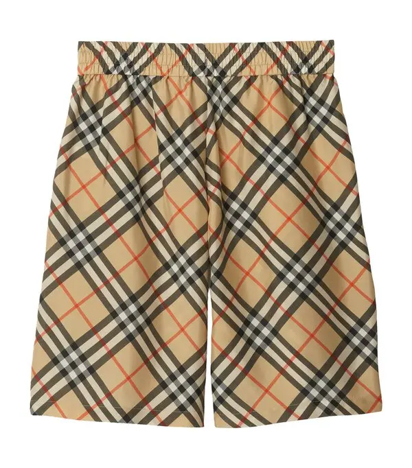 Burberry Silk Check Shorts