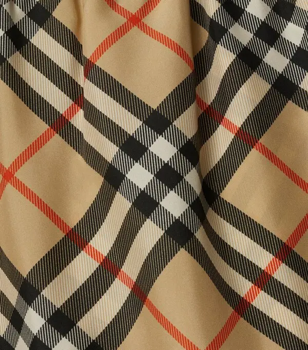 Burberry Silk Check Shorts