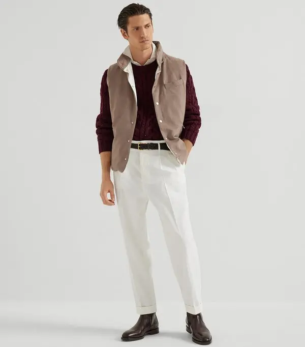 Brunello Cucinelli Wool Down-filled Padded Gilet