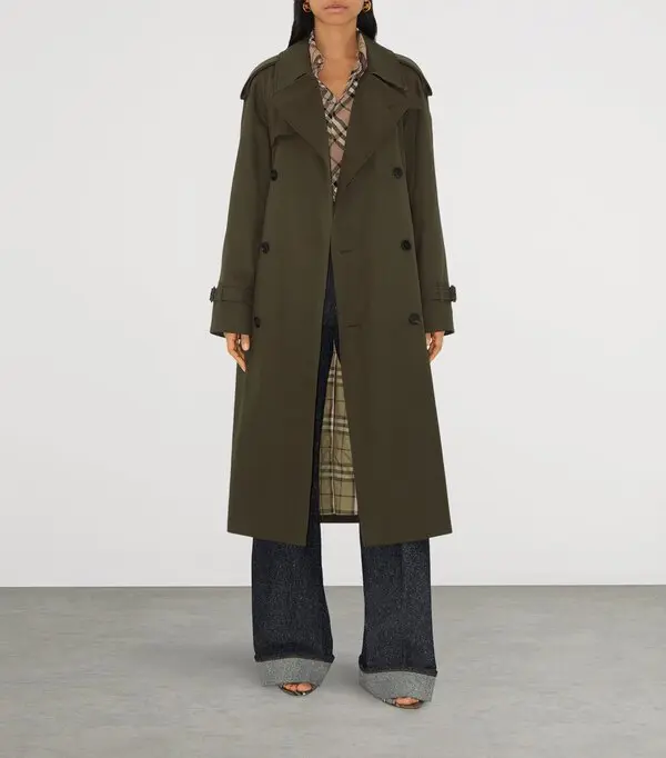 Burberry Castleford Long Trench Coat - Brown