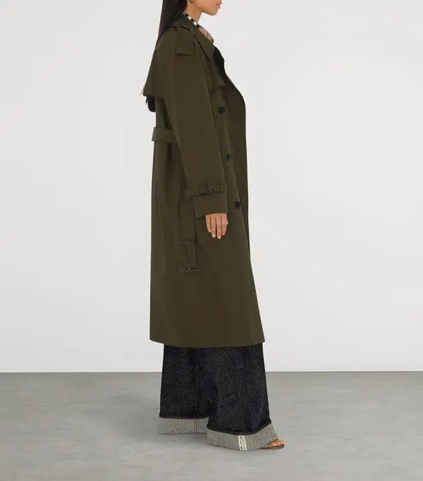Burberry Castleford Long Trench Coat - Brown