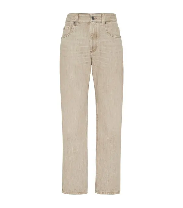 Brunello Cucinelli Authentic Cotton Straight Jeans