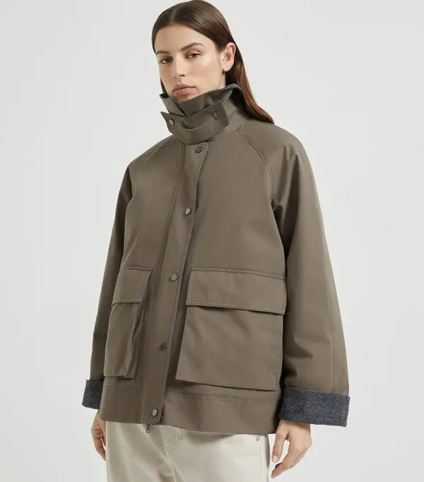 Brunello Cucinelli Canvas Padded Jacket