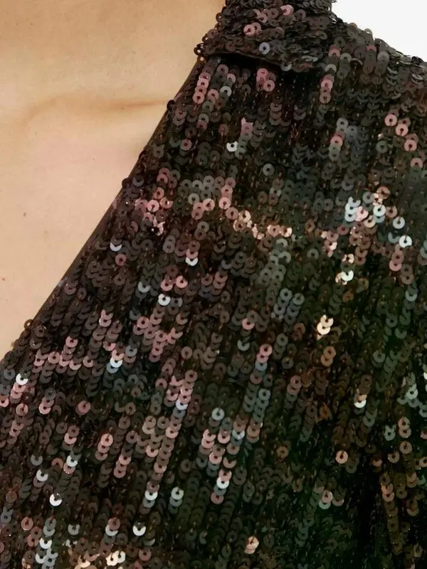 SAMSOE SAMSOE Sequin-embellished Mini Dress