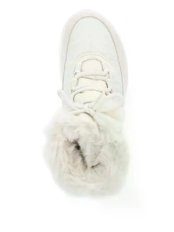 Columbia Shearling-trimmed Lace-up Boots