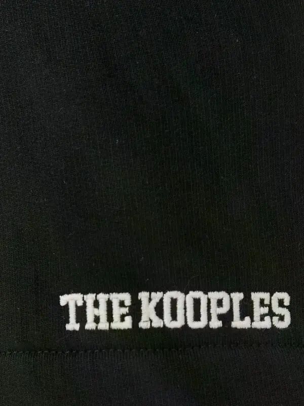 The Kooples Side-stripe Logo-detail Shorts