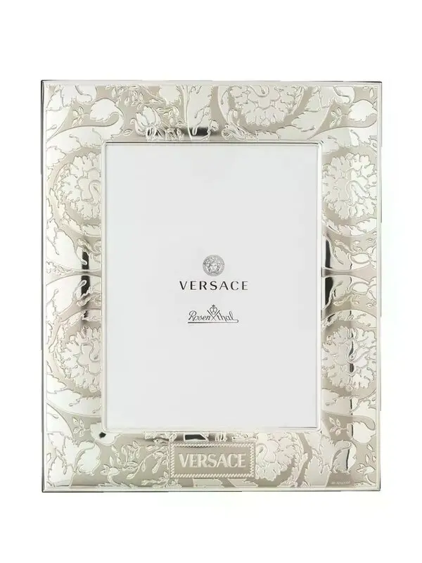 Versace Baroque-embellished Picture Frame - Silver