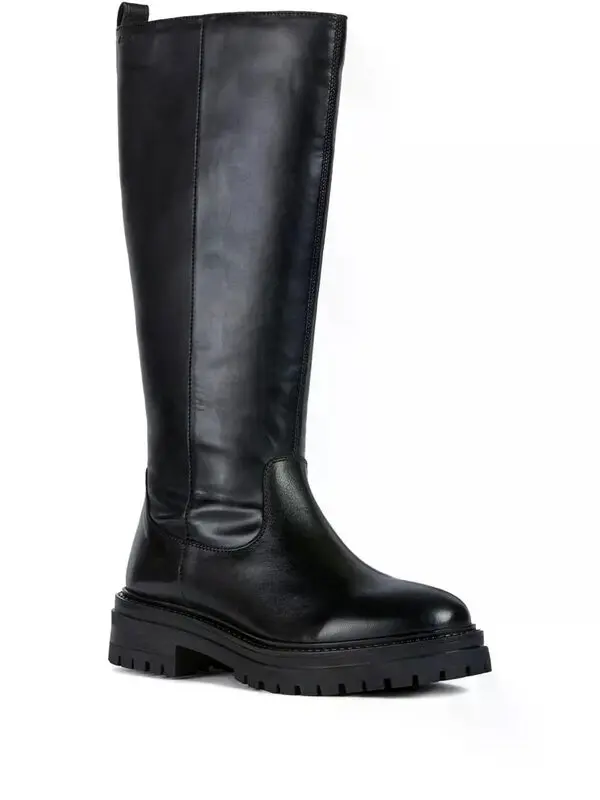 Geox Iridea Zip-detail Leather Boots