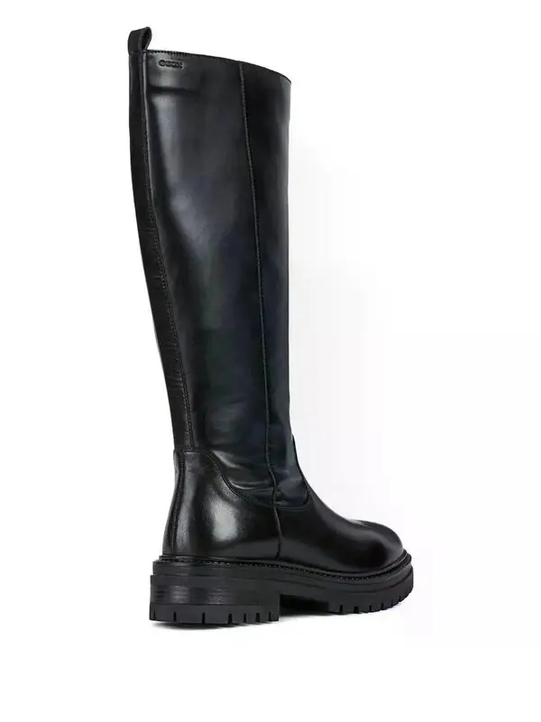 Geox Iridea Zip-detail Leather Boots