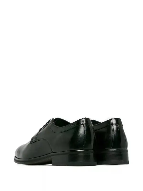 JOOP! Mens Black Leather Derby Shoes Plain Toe Dress Shoes EU 42 US 8.5 Joop leather derby shoes - men - Leather/Rubber/Leather - 46  main image 2