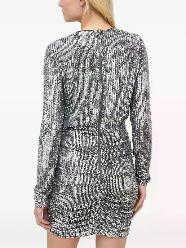 Bardot Keyhole Sequin Mini Dress
