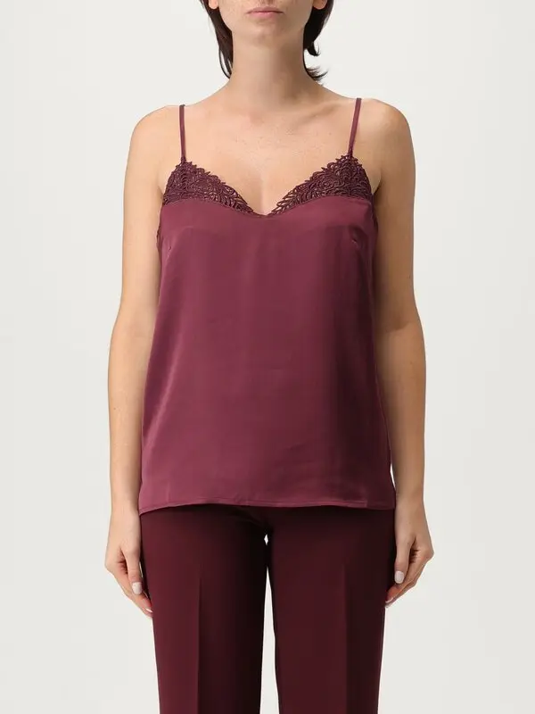 TWINSET Lace Trim Camisole - Violet