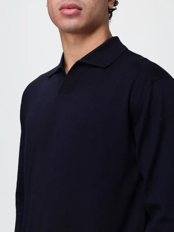 PAOLO PECORA V-neck Sweater - Blue