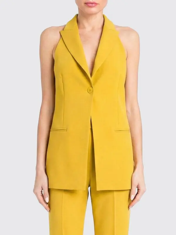 TWINSET Waistcoat - Mustard