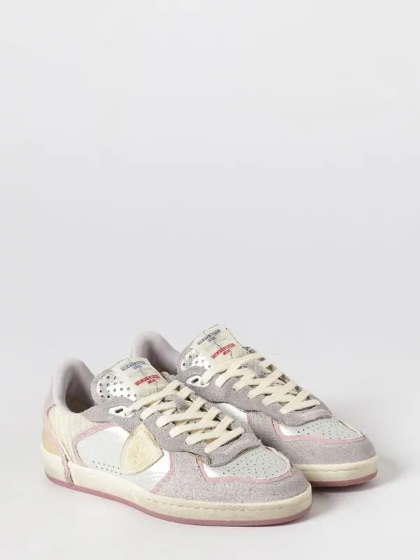 Philippe Model Pgal Bicolor Sneakers - Lilac