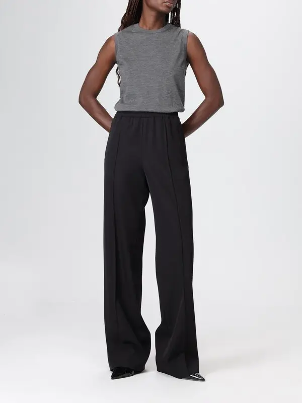 Dolce & Gabbana Tailored Wide Leg Trousers - Black