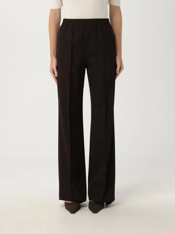 Dolce & Gabbana Wide Leg Tailored Trousers - Ebony