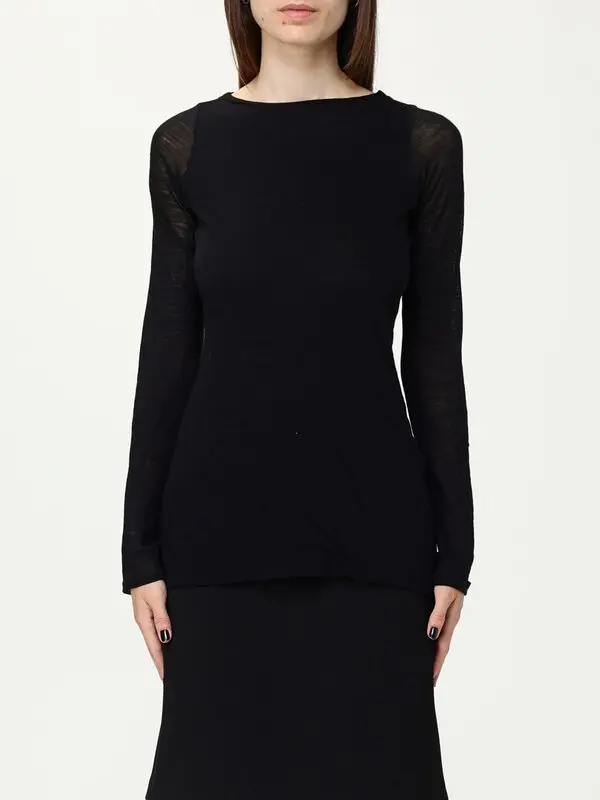 Liviana Conti Long Sleeve Top - Black