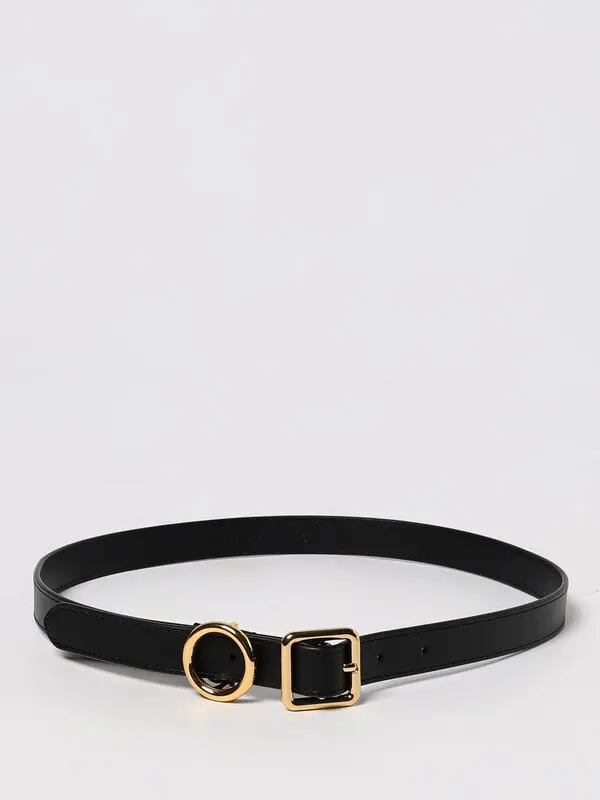 Jacquemus Leather Belt - Black