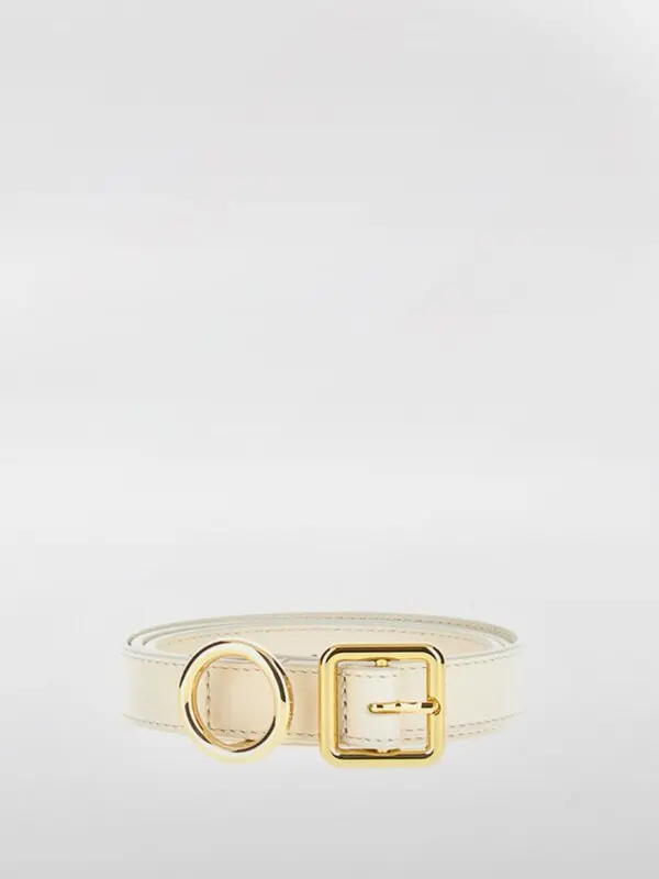 Jacquemus Leather Belt - White