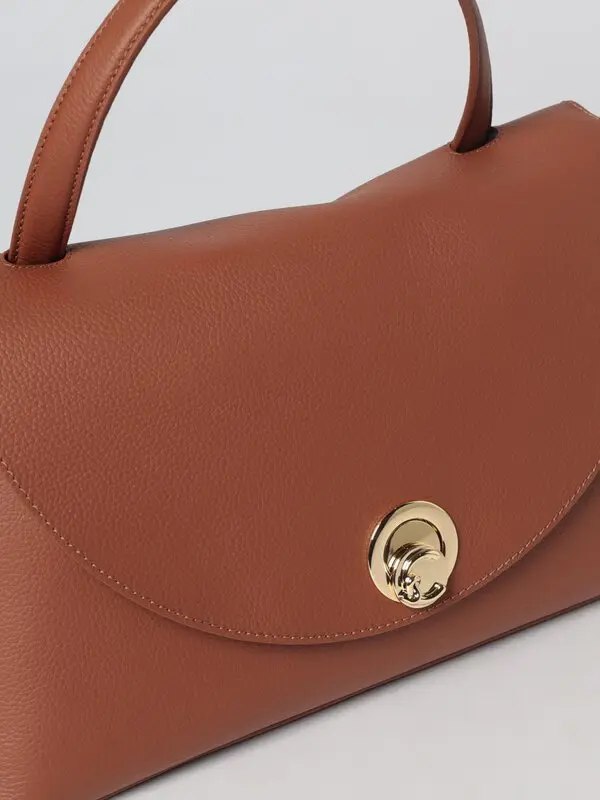 COCCINELLE Handbag With Turn Lock Closure - Brown