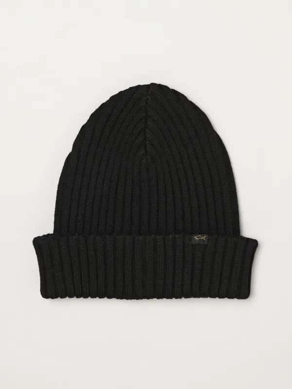 Paul & Shark Pure Wool Beanie Hat