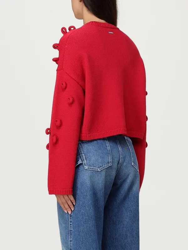 JW Anderson Textured Knit Sweater - Red