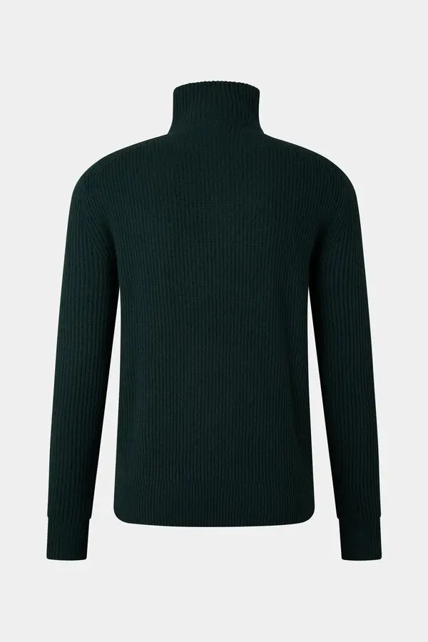 Bogner Cashmere Troyer - Dark Green