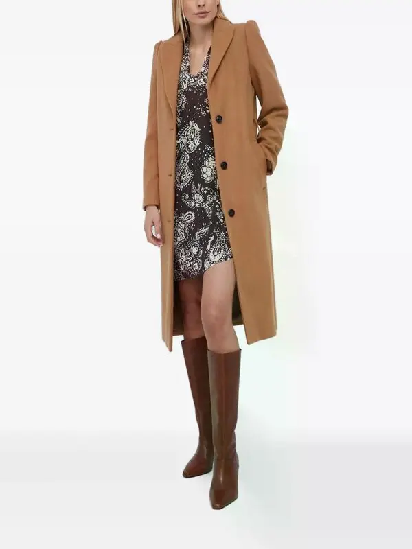Sisley Paisley-print V-neck Mini Dress