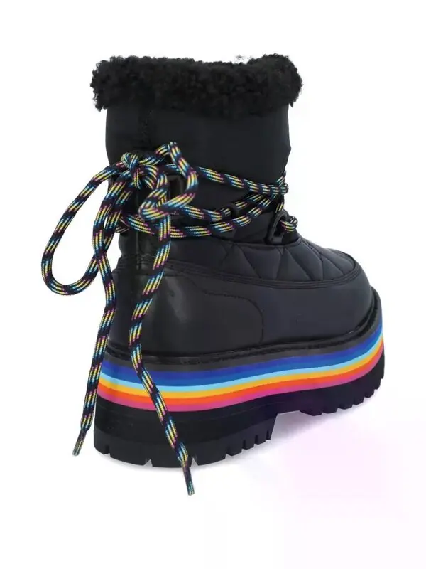 Kurt Geiger Quilted Rainbow-sole Boots