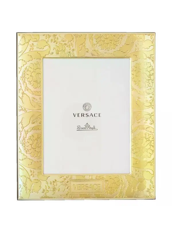 Versace Baroque-embossed Picture Frame - Gold