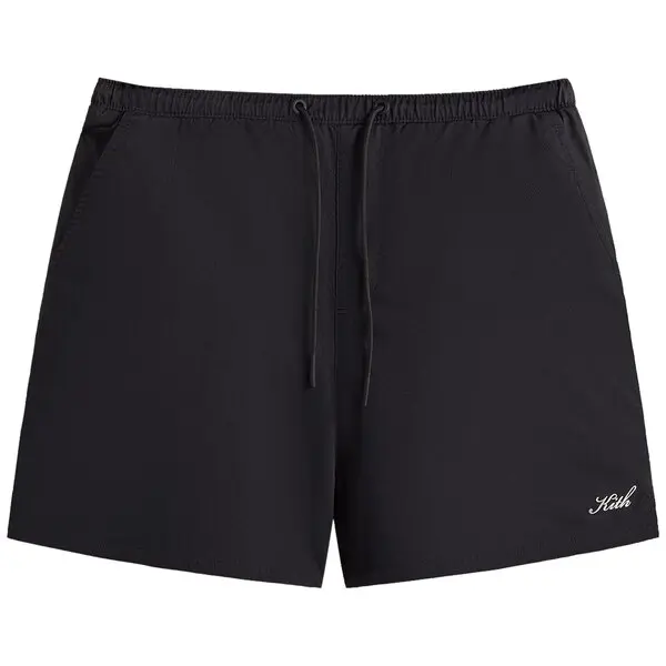 Kith Twill Collins Swim Short - Black