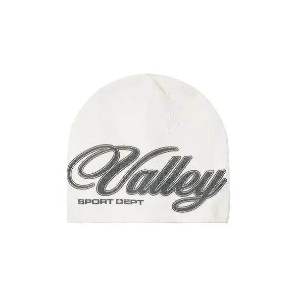 VALE FOREVER Coke Cursive Beanie - White