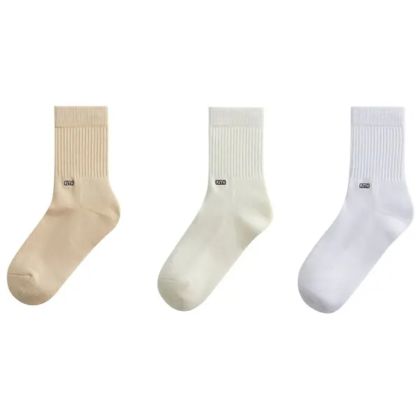 Kith Classic Half Crew Socks 3 Pack - Multicolor