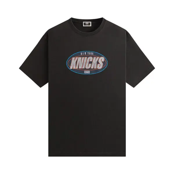 Kith For The New York Knicks Y2k Vintage Tee - Black