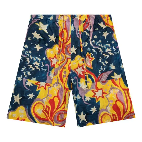Marni X No Vacancy Inn Poplin Shorts