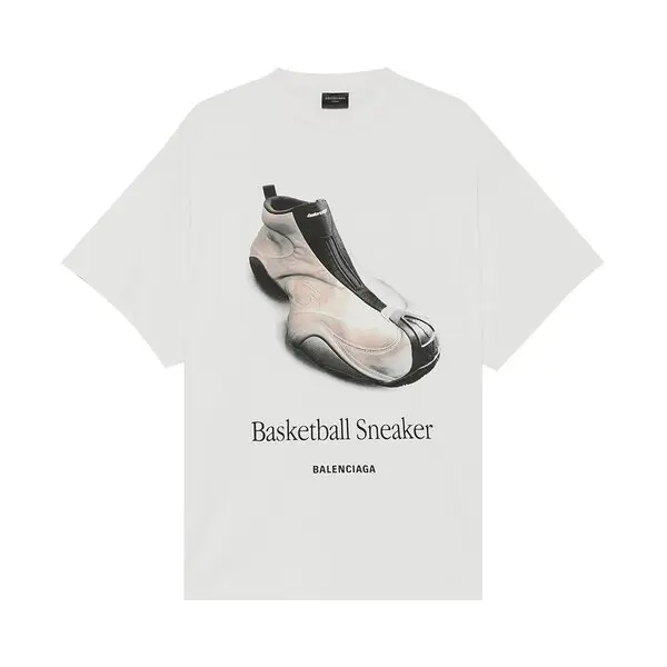 Balenciaga Basketball Sneaker T-shirt - White