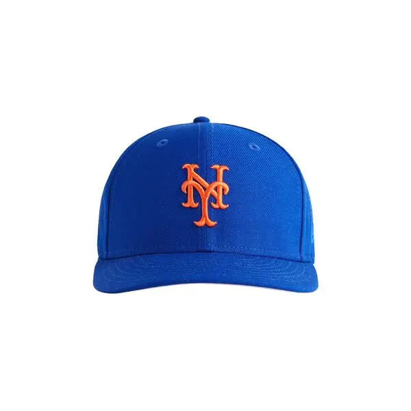 Kith X New Era New York Mets Low Crown Fitted Cap - Blue